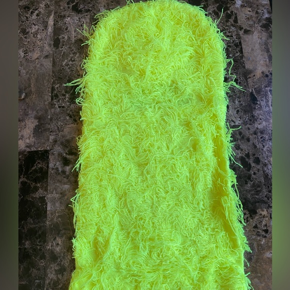 Accessories | Neon Furry Mask | Poshmark
